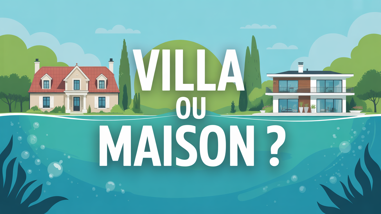 Villa vs Maison : quel choix reflète ton style de vie